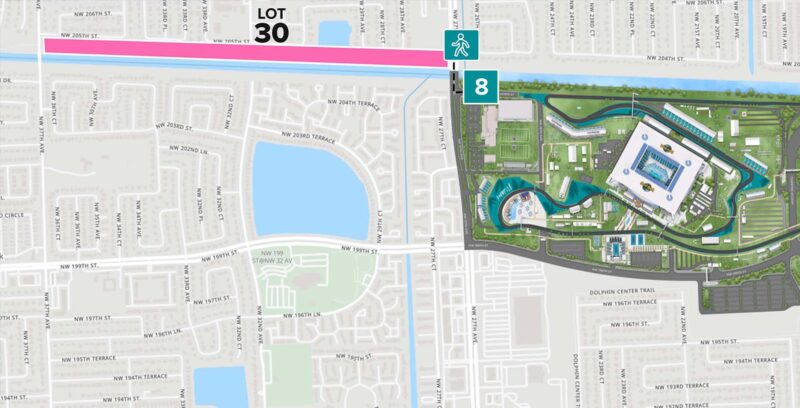 Parking and Lot Information - F1 Miami Grand Prix